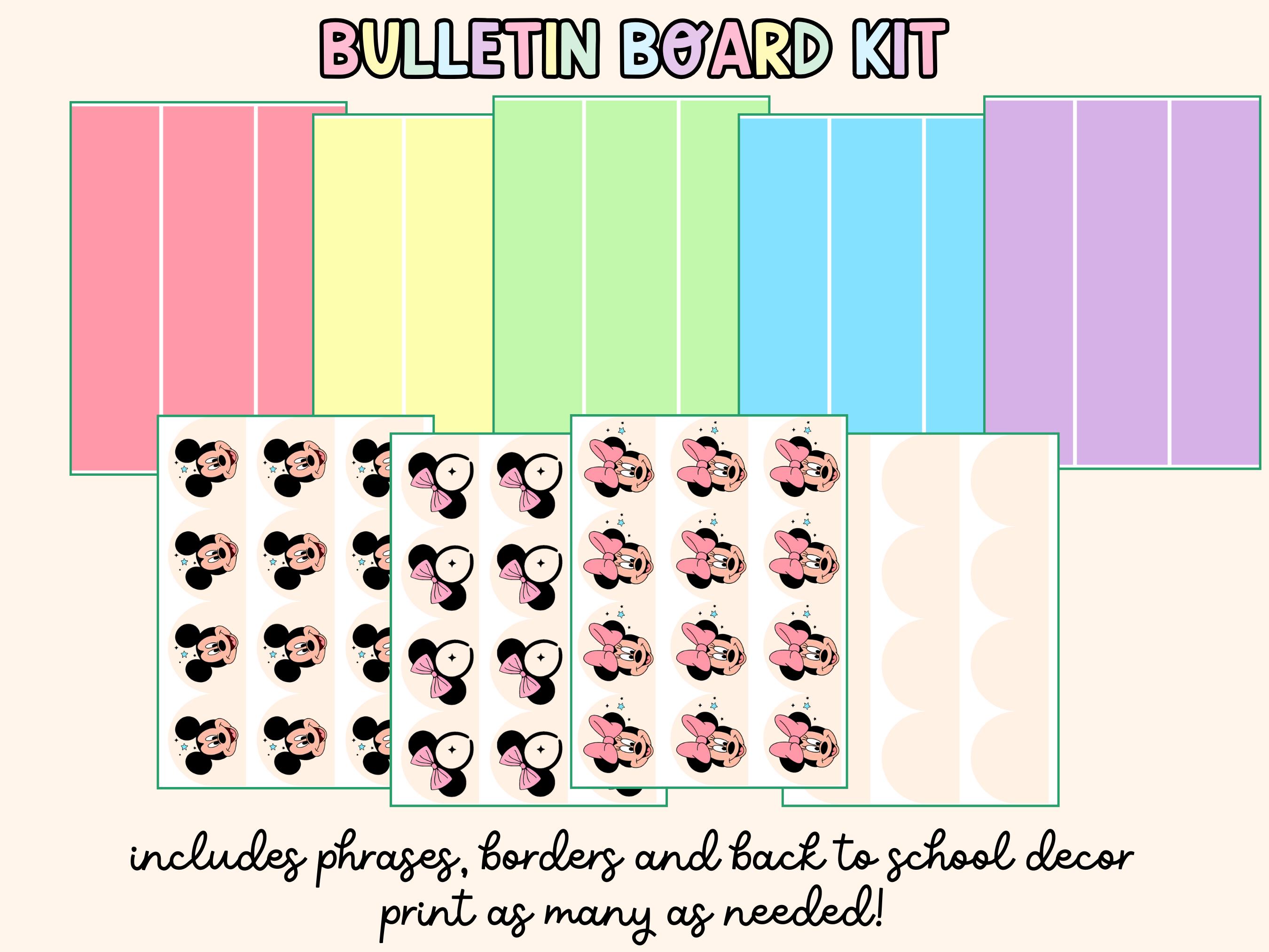 Back to School Bulletin Board Kit: Classroom Decor (digital Download ...