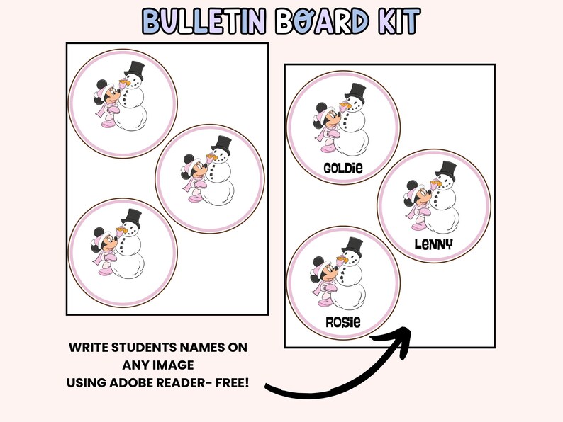 Snow Much Fun Winter Bulletin Board Kit: January Themed Classroom Decor ...