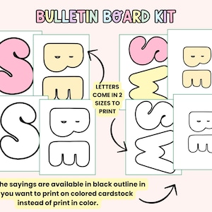 Sweet Theme Bulletin Board Kit, Classroom Decor (digital Download) - Etsy