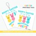 Happy Easter to My Favorite PEEPS Tag, Easter Tags Printable, Easter ...