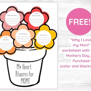 Printable Mothers Day Handprint Poem Gift for Mom - Etsy Canada
