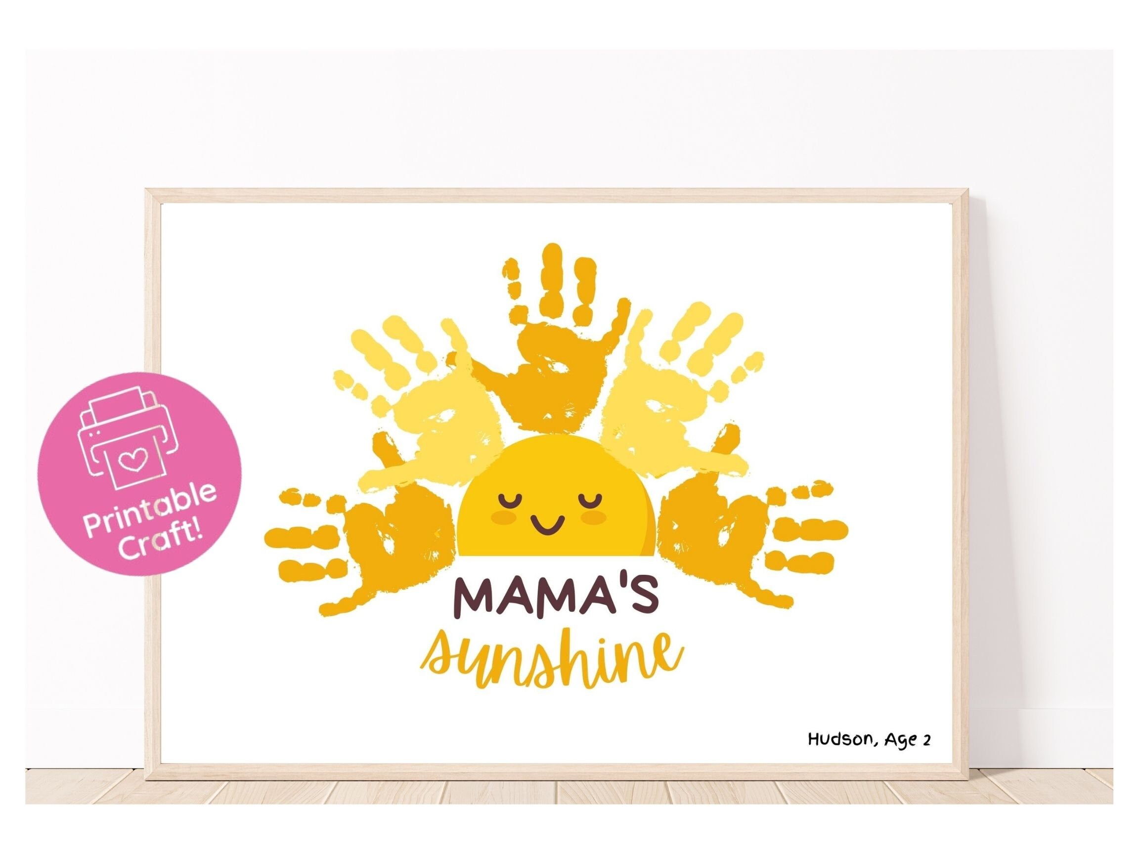 Mothers Day Crafts Preschool Printables You Are My Sunshine - Etsy