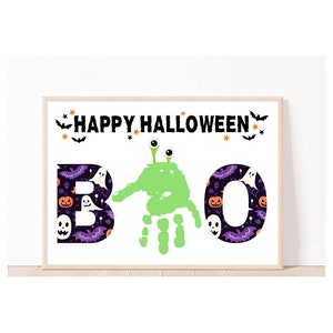 Halloween Handprint Craft | Halloween Keepsake | Halloween Kids Craft ...