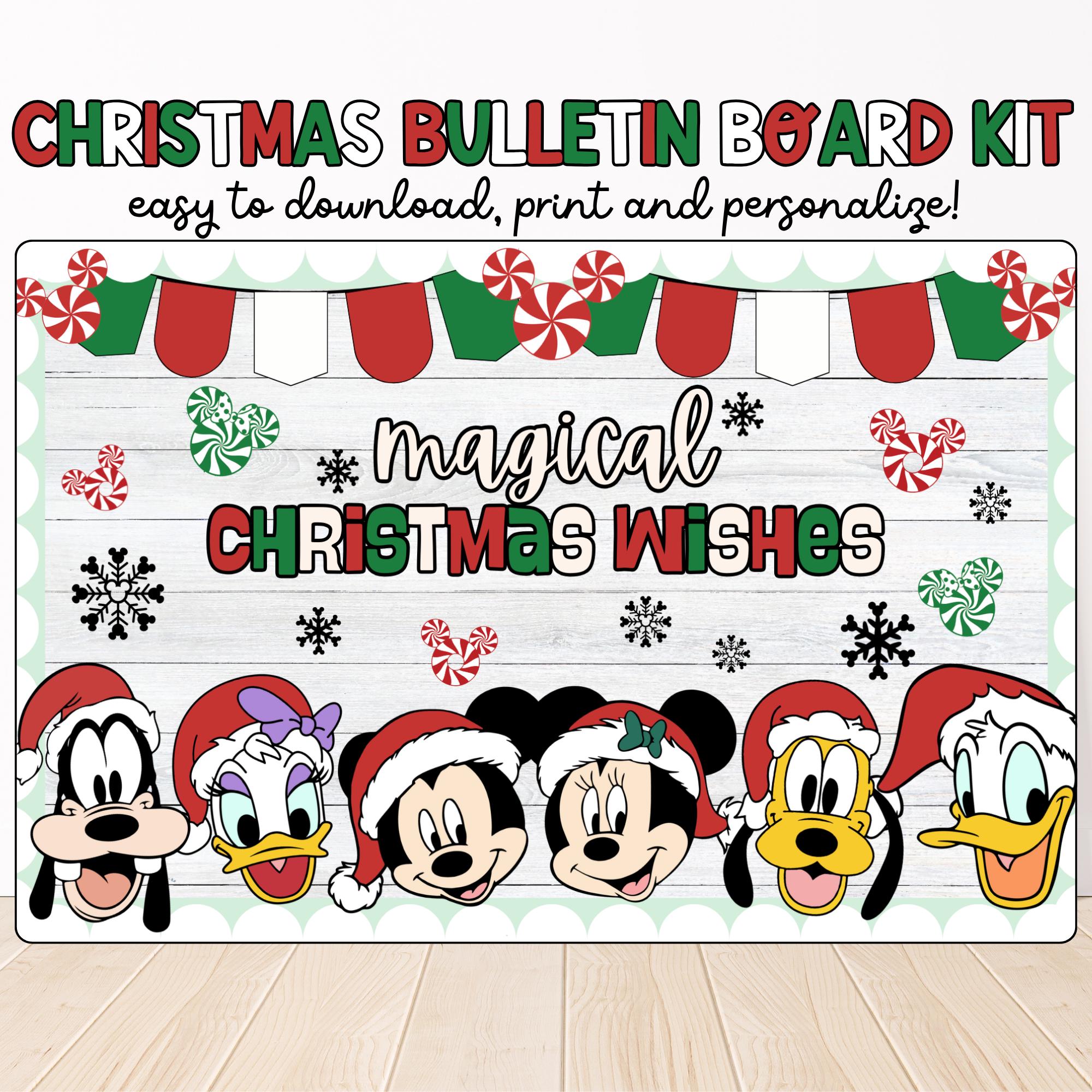 Christmas Bulletin Board Kit: Fun December Classroom Decor (digital ...
