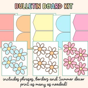 End of Year Bulletin Board Kits, Fun Summer Class Decor, End of Year ...