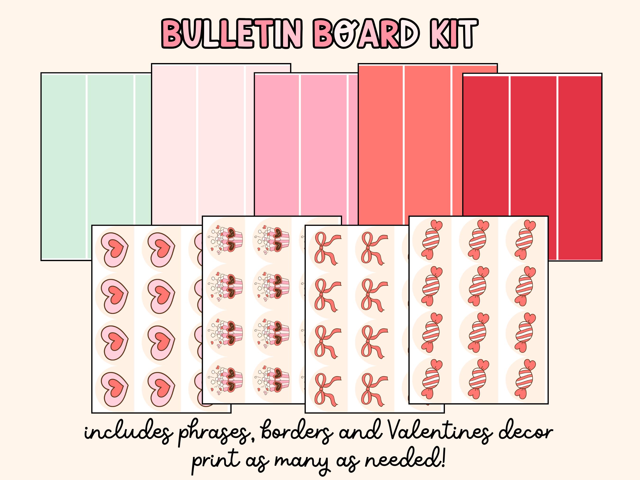 Kindness Valentine's Day Bulletin Board Kit: February Classroom Decor ...