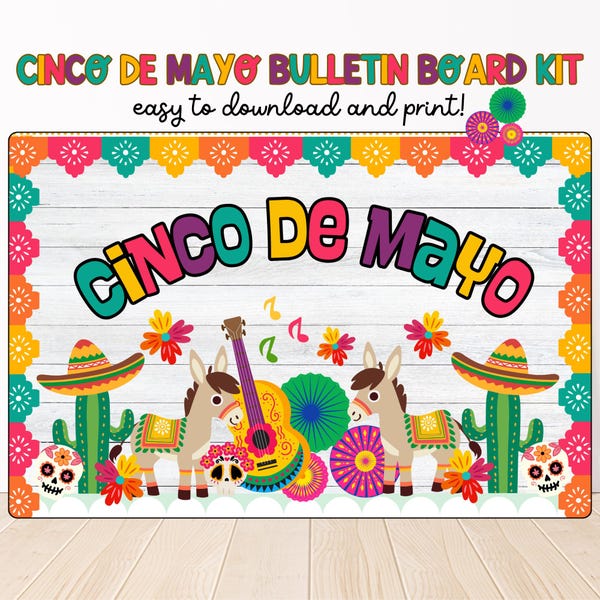 Cinco De Mayo Bulletin Board - Etsy