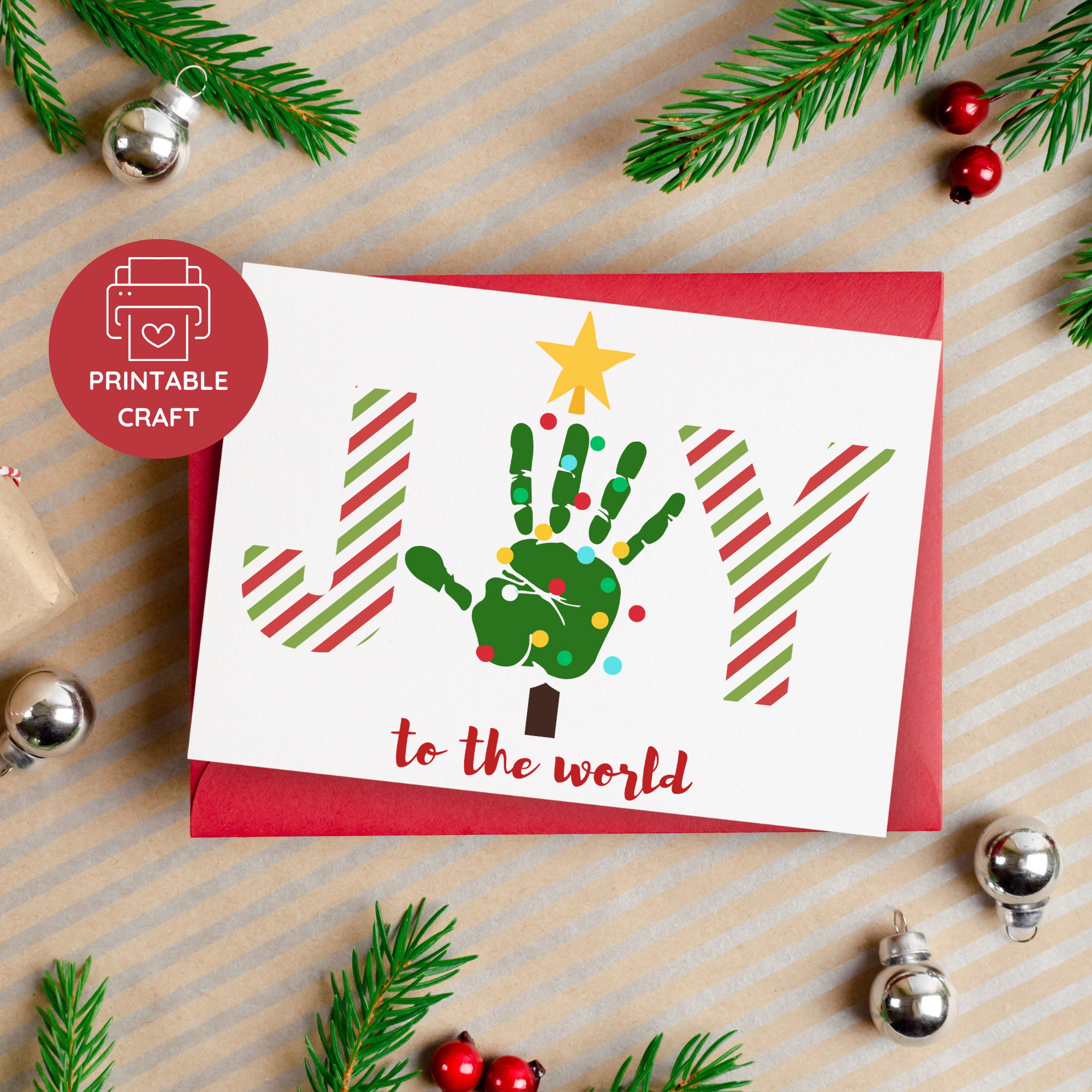 Christmas Tree Handprint Art, Preschool Handprint Art Craft, Handprint ...