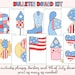 4th of July Bulletin Board Kit: Patriotic Classroom Decor (printable ...