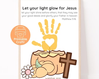 Pumpkin Gospel Handprint Art, Pumpkin Gospel Printable, Fall Craft ...