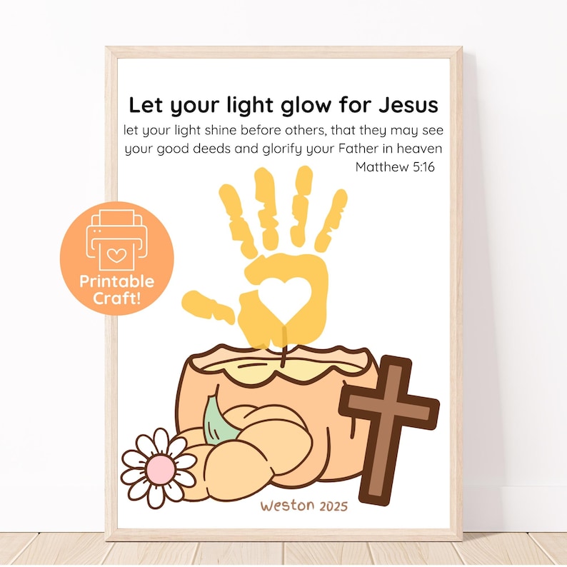 Christian Halloween Handprint Art: Sunday School Pumpkin Craft (PDF ...