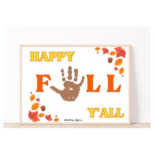 Fall Handprint Craft | Fall Craft for Kids | Fall Handprint Art ...