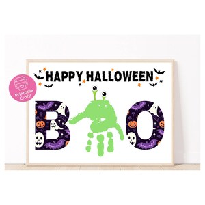 Halloween Handprint Craft | Halloween Keepsake | Halloween Kids Craft ...