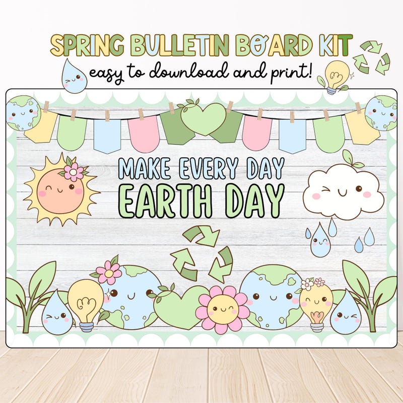 Earth Day Printable - Etsy