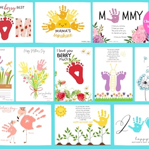 Mothers Day Crafts Preschool Printables You Are My Sunshine | Handprint ...
