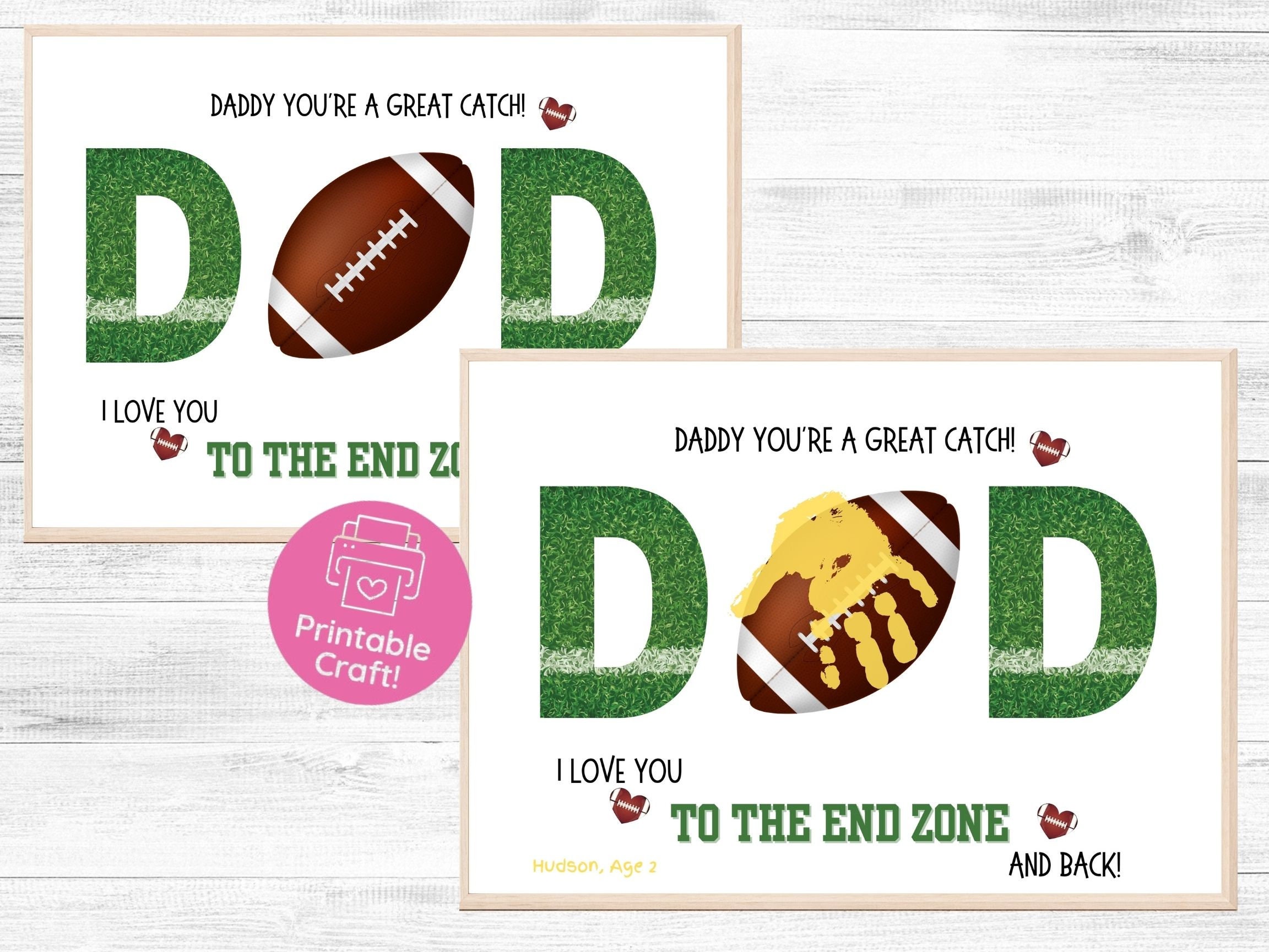 Fathers Day Handprint Craft Diy Handprint Sign Fathers Day Handprint ...