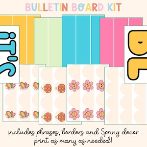 Christian Easter Bulletin Board Kit, Printable Christian Decor for ...