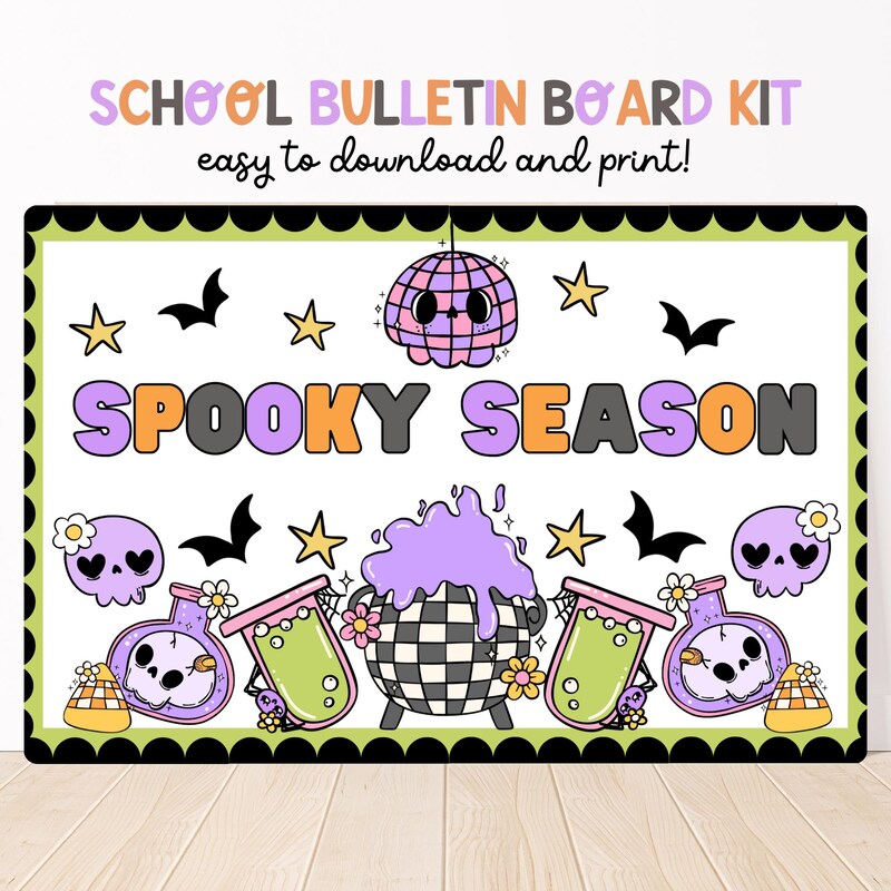 Halloween Classroom Door - Etsy