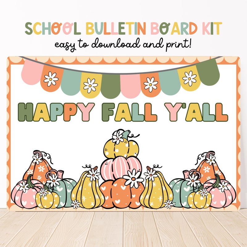 Fall Bulletin Board - Etsy