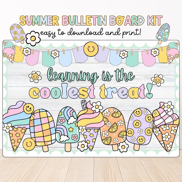 Ice Cream Bulletin Board - Etsy