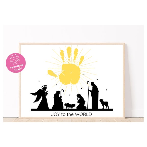 Christmas Handprint Art - Etsy
