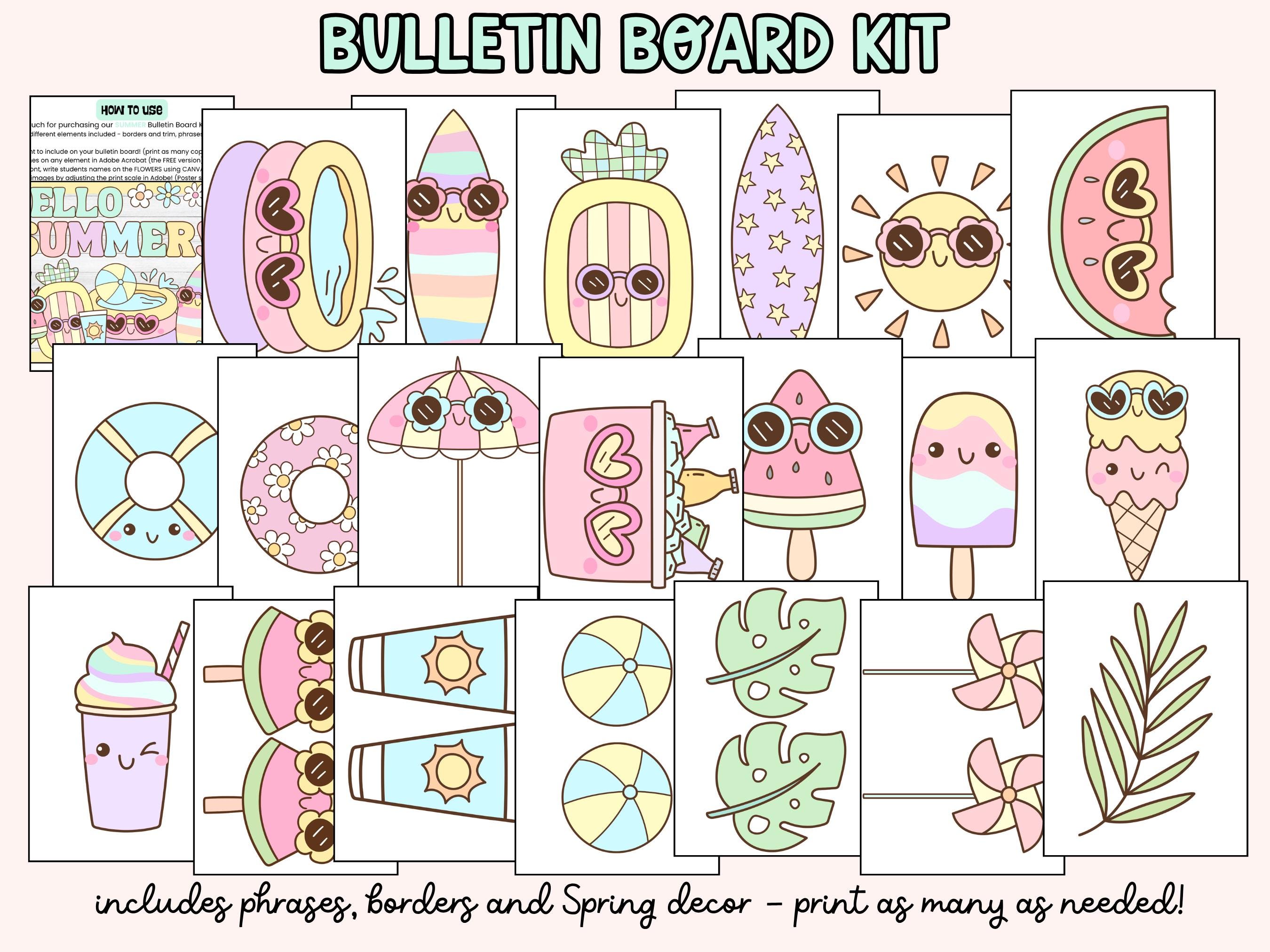 Hello Summer Door Decor Kit: End of the Year Classroom Decor (digital ...