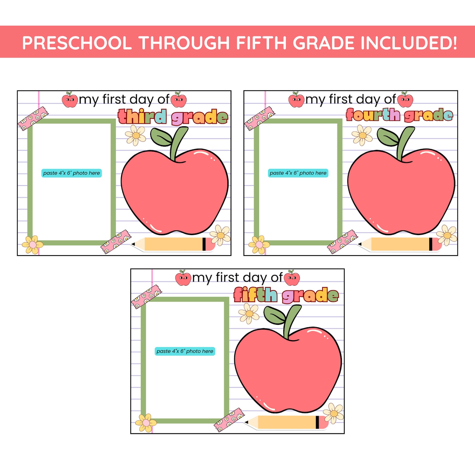 First Day of School Handprint Craft Back to School Printable Memory ...
