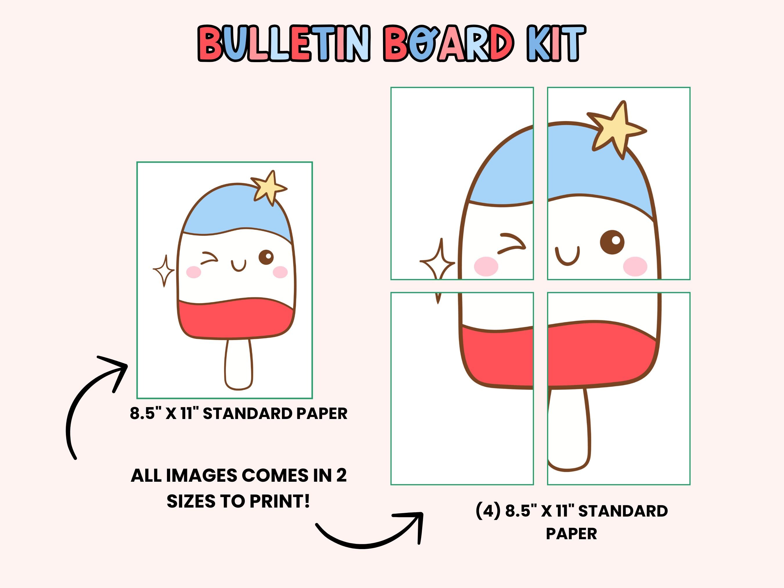 4th of July Bulletin Board Kit: Patriotic Classroom Decor (digital ...
