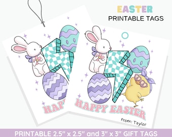 PRINTABLE EASTER TAGS | Easter Gift Tags ! Diy Easter Gift Tags ...