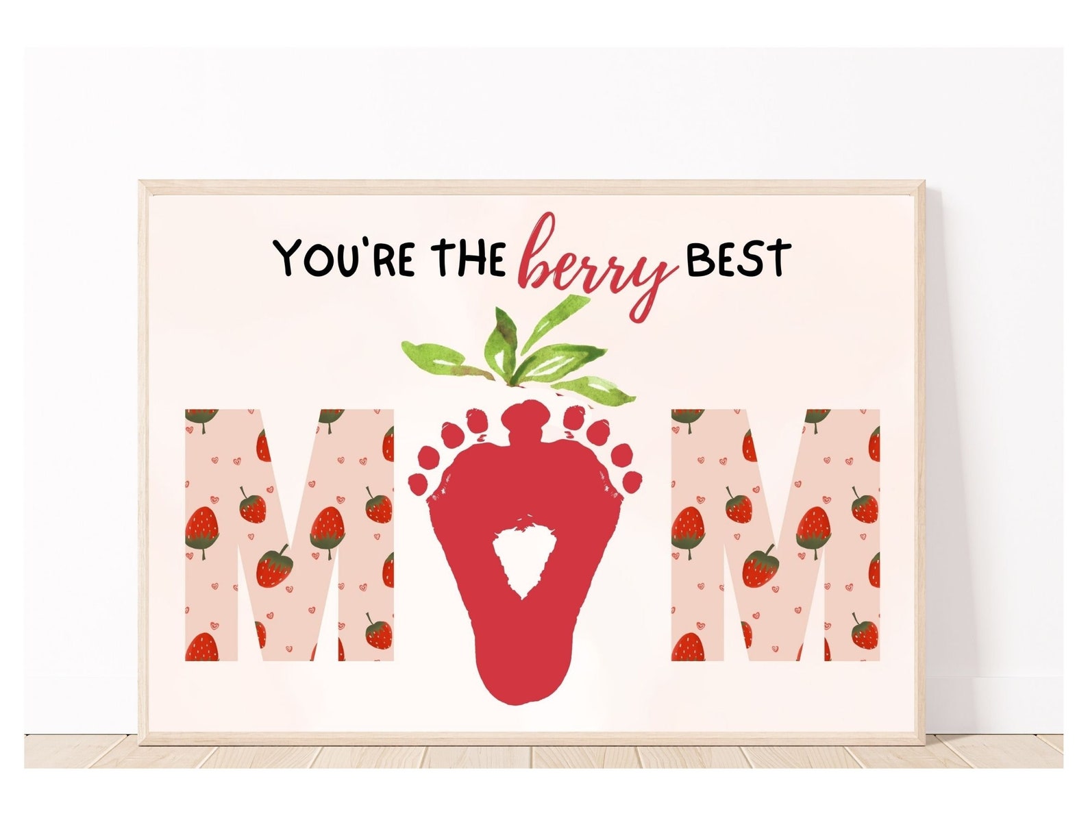 Mothers Day Handprint Art Mothers Day Gift Handprint Sign Mother's Day ...