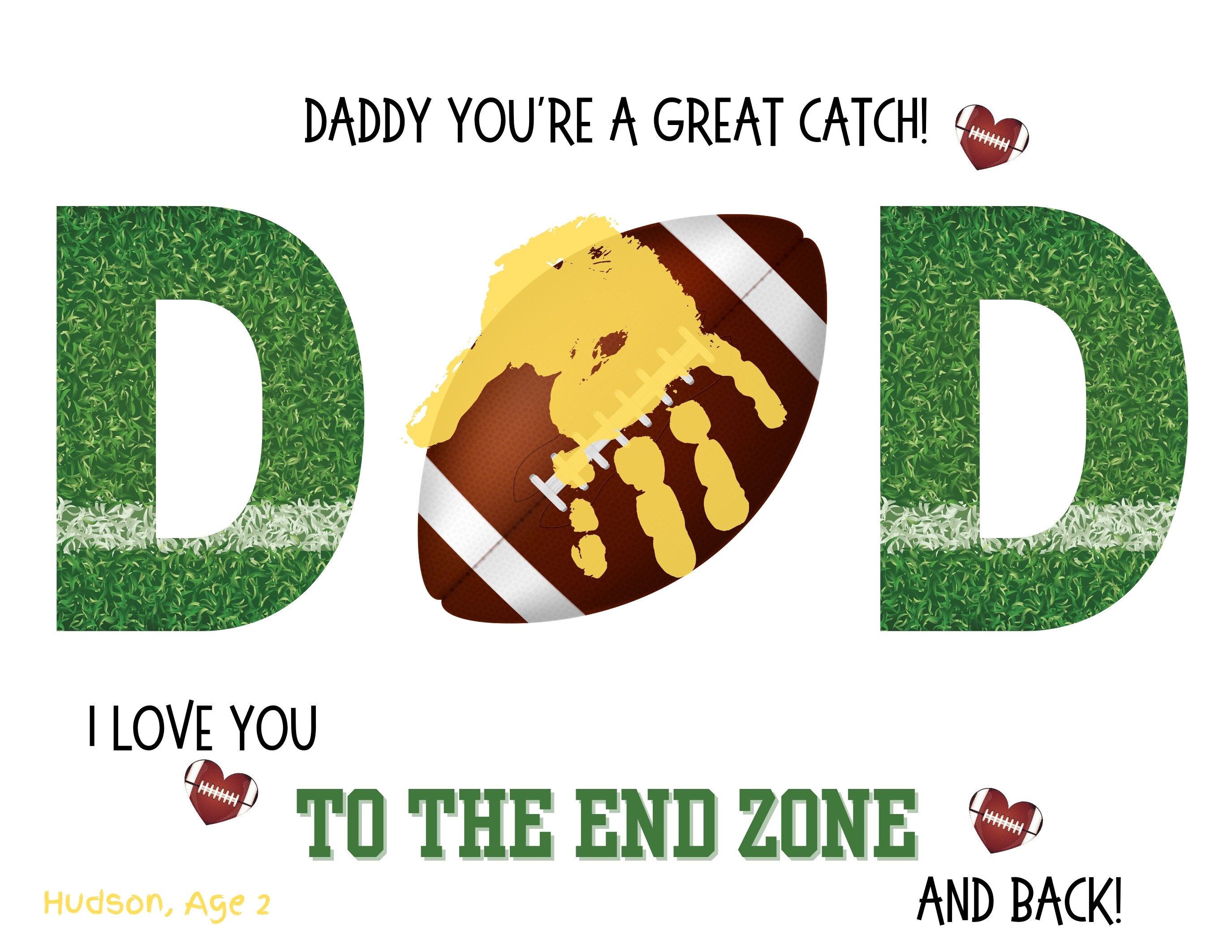 Fathers Day Handprint Craft Diy Handprint Sign Fathers Day Handprint ...