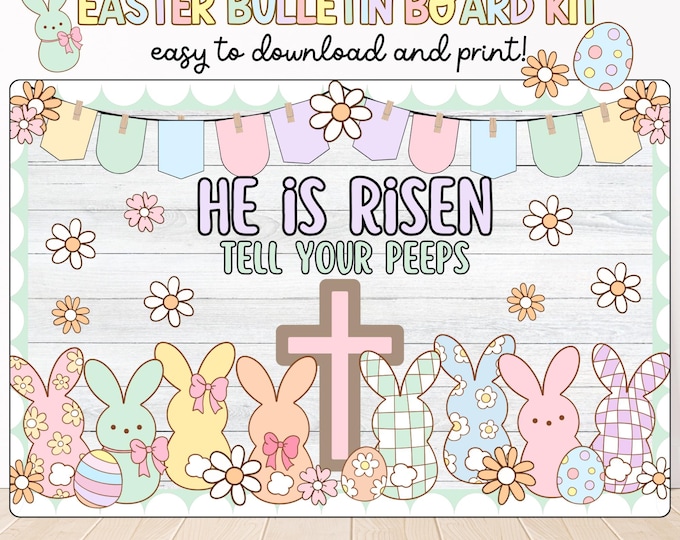 Easy Bulletin Board for Easter Bulletin Board for Classroom Bulletin ...
