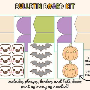 Silly Goose Halloween Bulletin Board Decor: Printable Classroom Kit ...