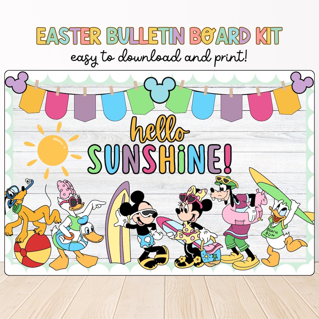 End of Year Bulletin Board Kit: Summer Class Decor (digital Download ...