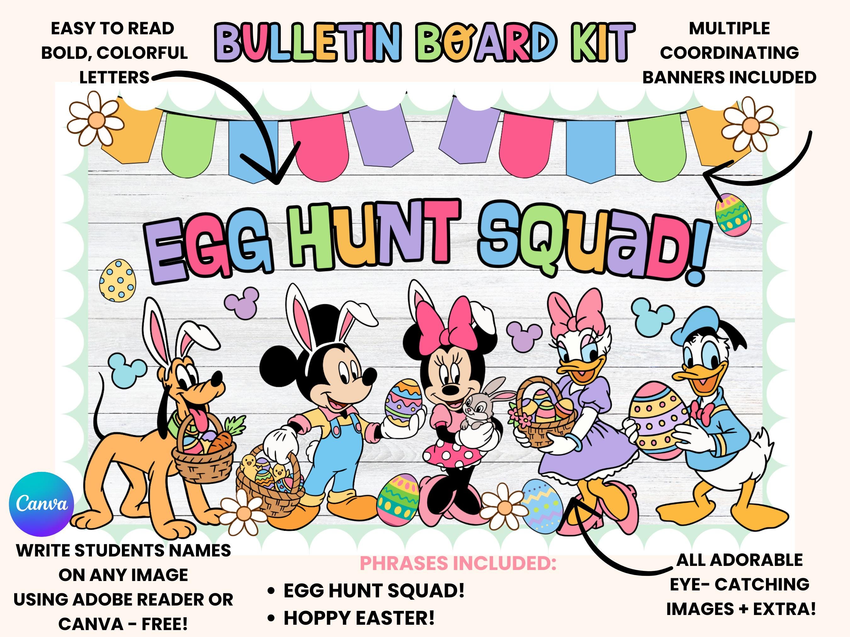 Easter Bulletin Board Kit: Spring Classroom Decor (printable) - Etsy