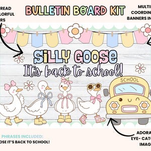 Silly Goose Bulletin Board Kit: Back to School Classroom Decor ...
