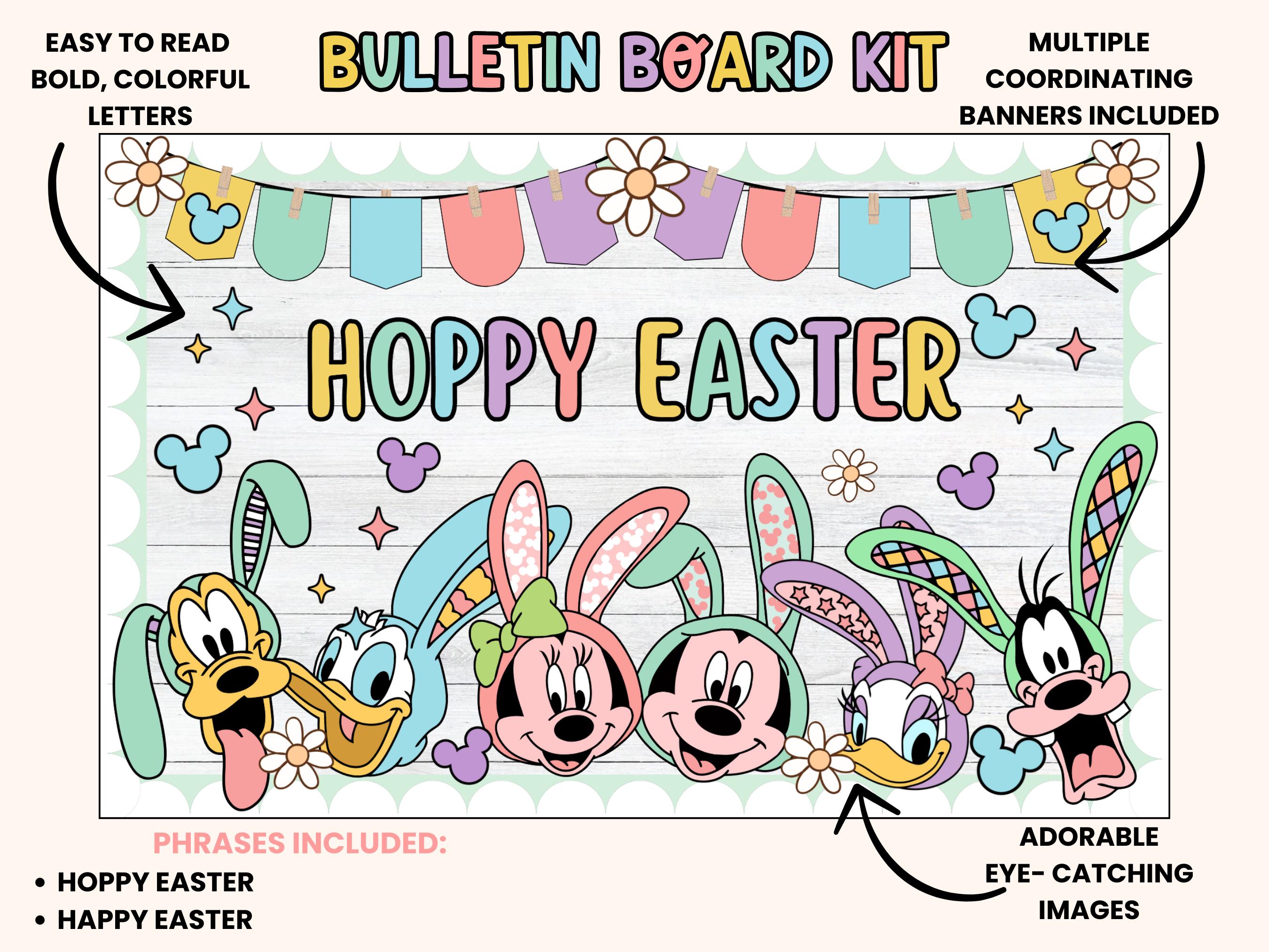 Easter Bulletin Board Kit: Spring Classroom Decor (printable) - Etsy