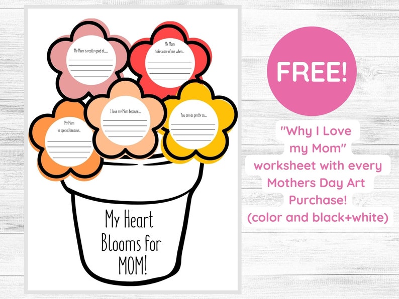 Printable Mothers Day Crafts for Preschoolers Crafts for Pre-k and ...