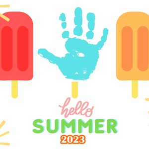 Summer Handprint Craft Bundle | Summer Craft for Kids | Homeschool ...