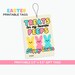 Happy Easter to My Favorite PEEPS Tag, Easter Tags Printable, Easter ...