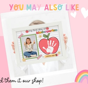 First Day of School Handprint Craft | Back to School Printable | Memory ...