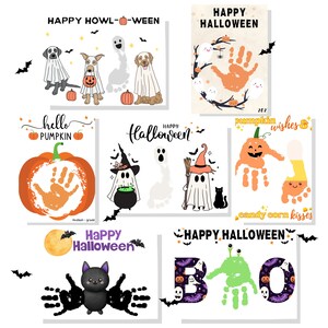 Halloween Handprint Bundle | Spooky Halloween Handprint Crafts and ...