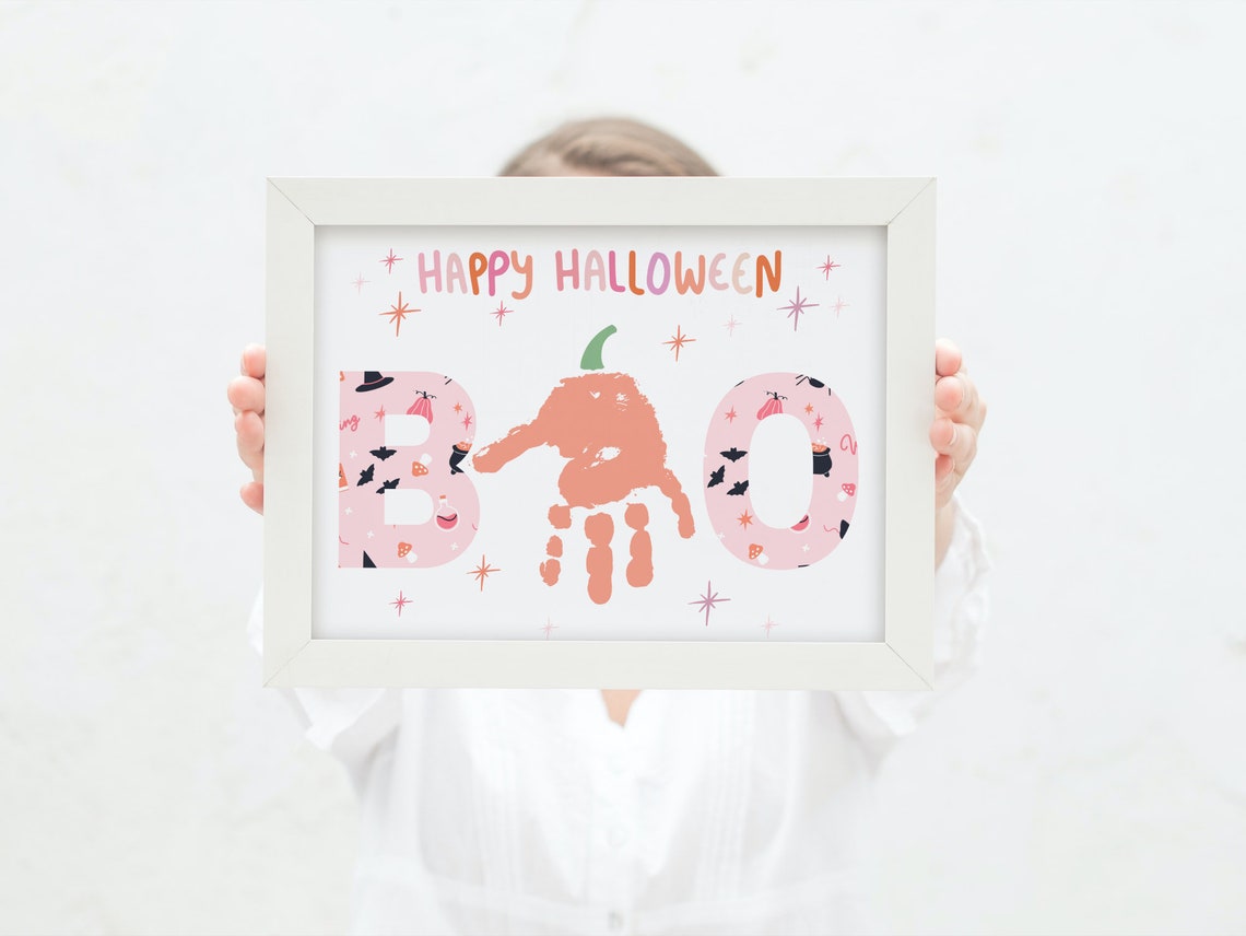 Halloween Handprint Bundle Spooky Halloween Handprint Crafts and ...