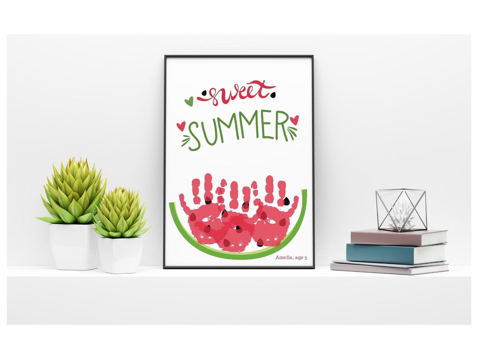 Summer Handprint Craft Summer Craft for Kids Summer Handprint Art ...