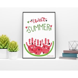 Summer Handprint Craft | Summer Craft for Kids | Summer Handprint Art ...