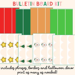 Farm Christmas Classroom Decor | Christmas Bulletin Board Kit | Cute ...