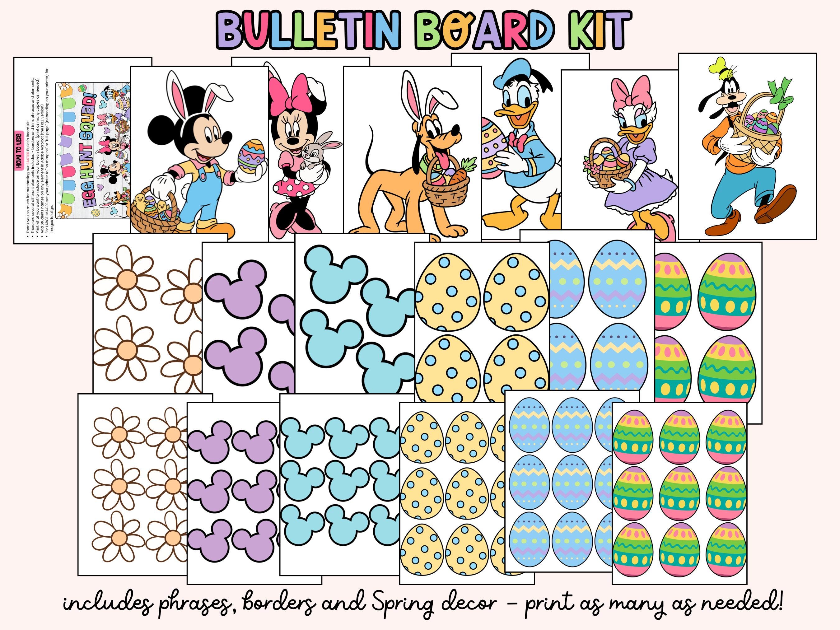 Easter Bulletin Board Kit: Spring Classroom Decor (printable) - Etsy