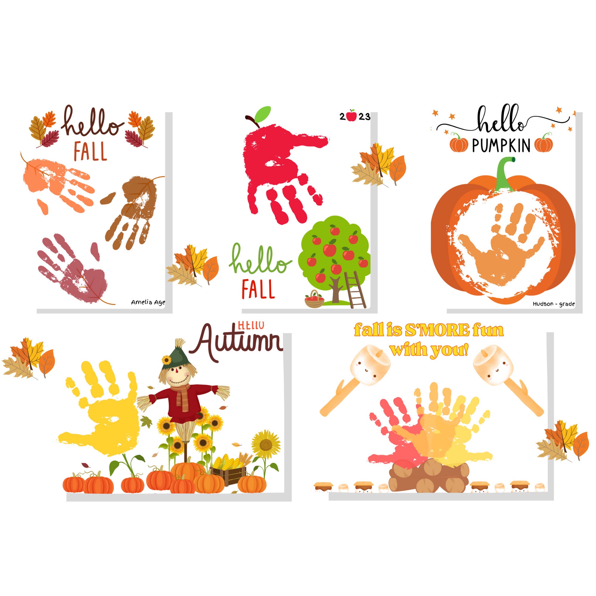 Fall Handprint Craft Fall Handprint Art Fall Craft for Kids Autumn ...