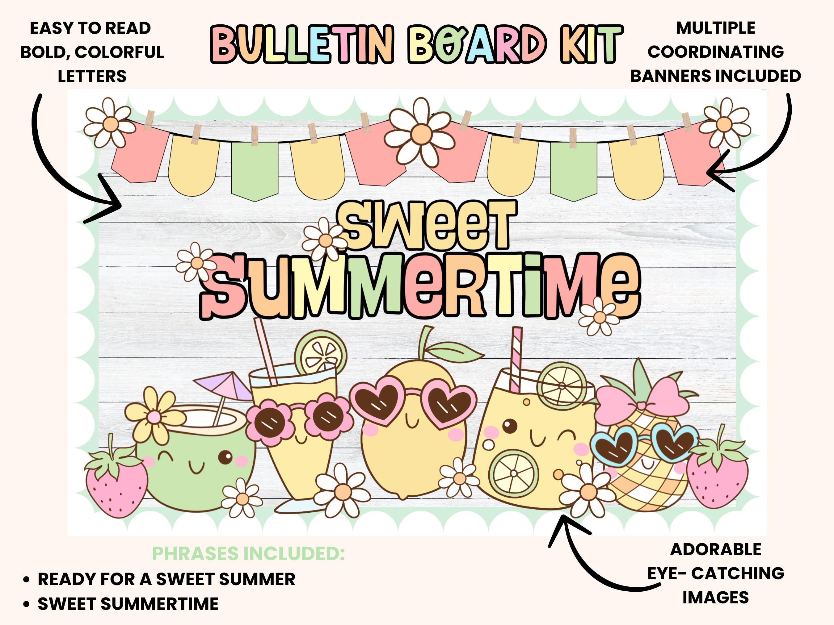 Summer Bulletin Board Kit: End of Year Classroom Decor (digital ...