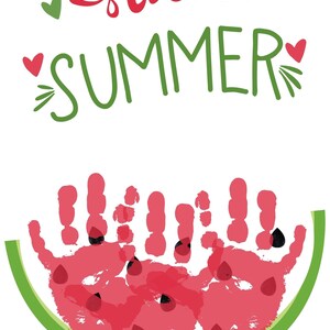 Summer Handprint Craft | Summer Craft for Kids | Summer Handprint Art ...